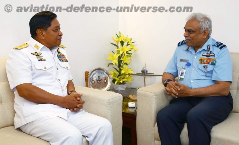 Admiral Tin Aung San, Commander in Chief, Myanmar Navy in India - ADU ...