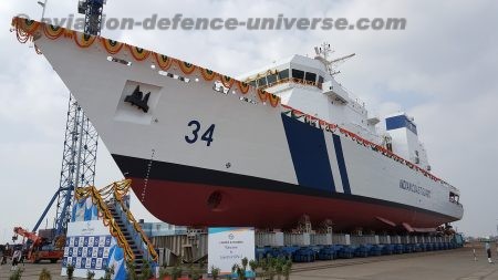 L&T Launches Second Offshore Patrol Vessel for Indian Coast Guard: ADU ...