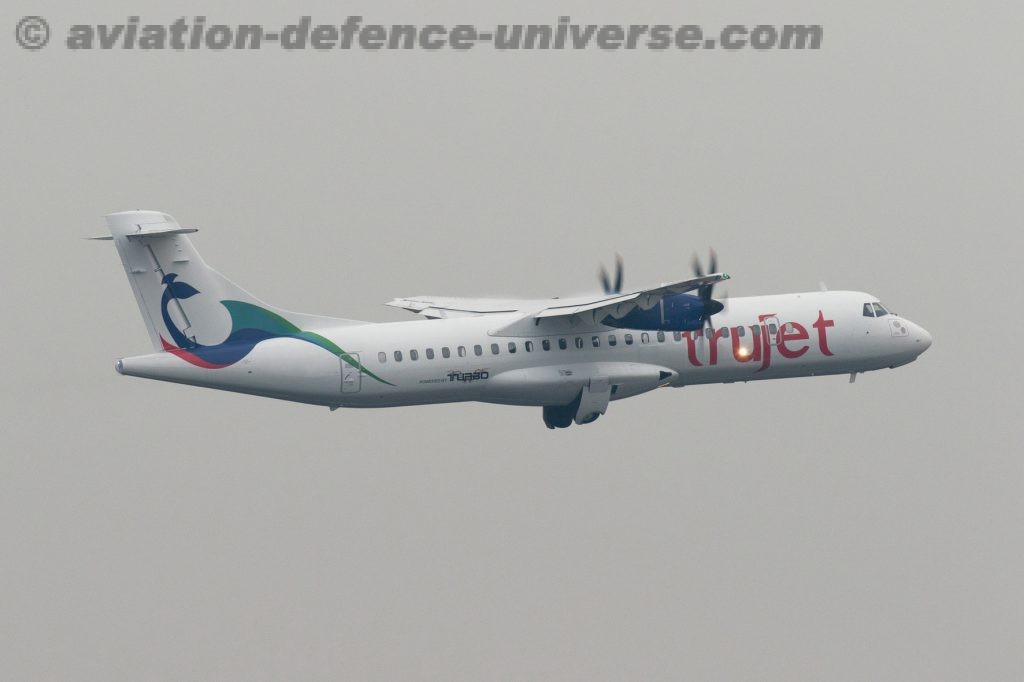 ATR 72-600 Trujet MSN 1364 taking off from Blagnac airport - ADU ...