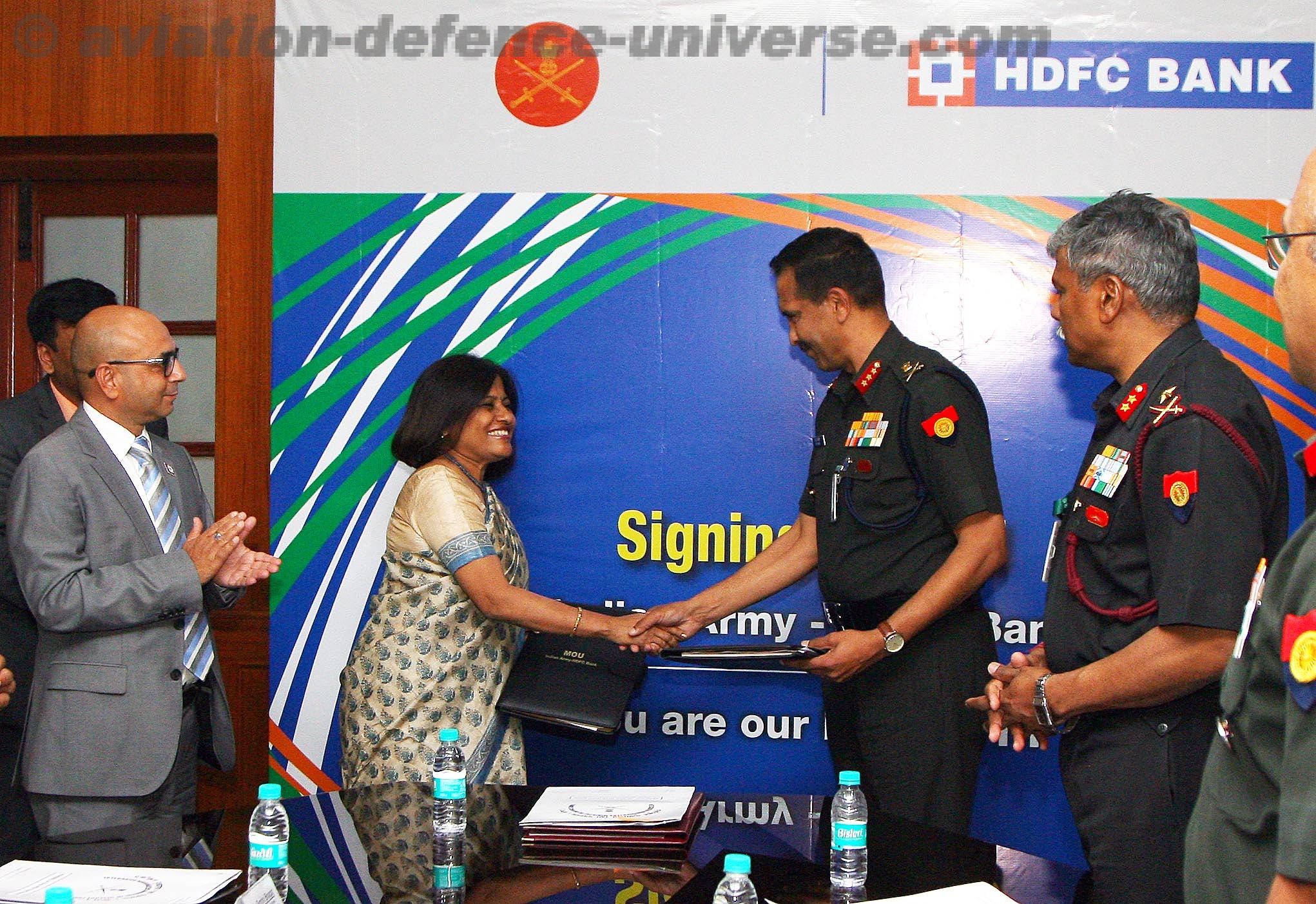 Indian Army signs MOU with HDFC Bank – ADU Media | Aviation Defence ...
