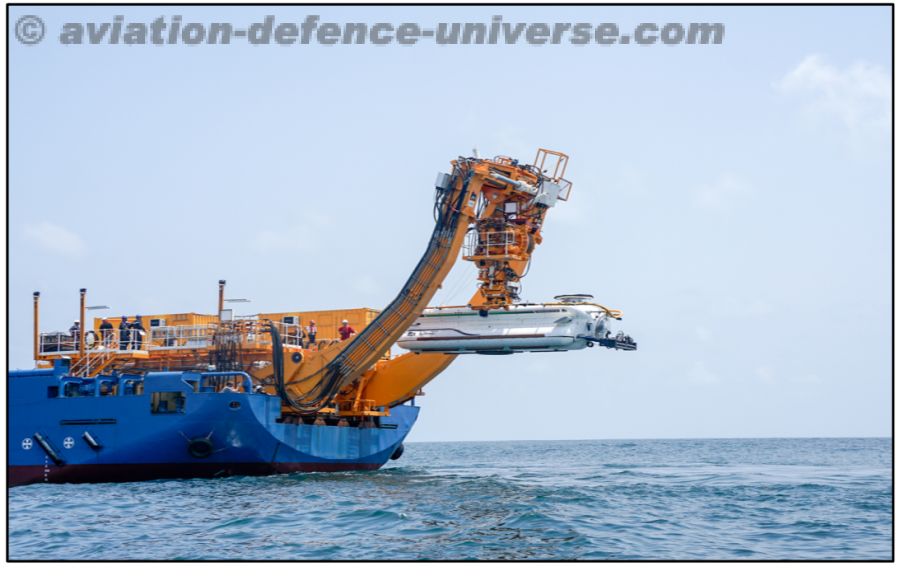 Indian Navy concluded the maiden trials of the Deep Submergence Rescue ...