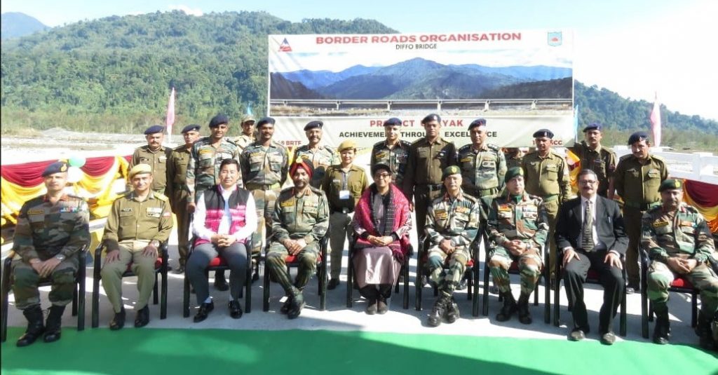 Border Roads built Diffo Bridge in Arunachal inaugurated