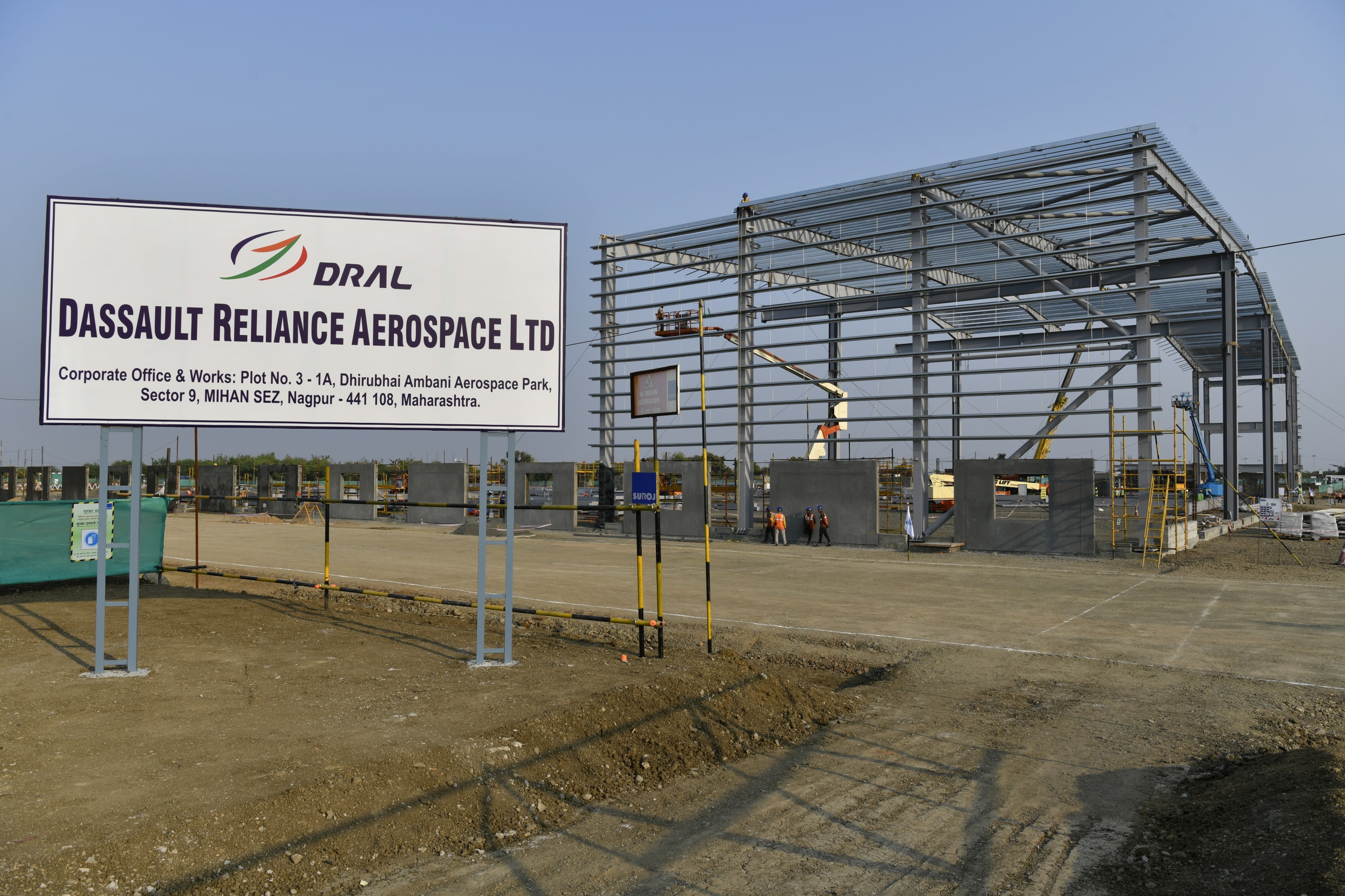 Dassault Reliance Aerospace Limited produces the first cockpit front ...