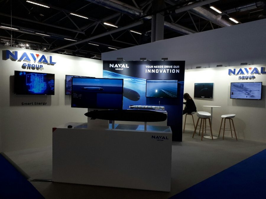 photo stand Naval Group - ADU - Aviation Defence Universe