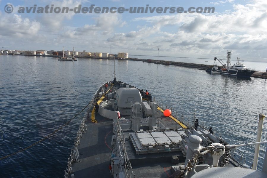 INS Tarkash at Dakar, Senegal - Indian Naval Ship Tarkash