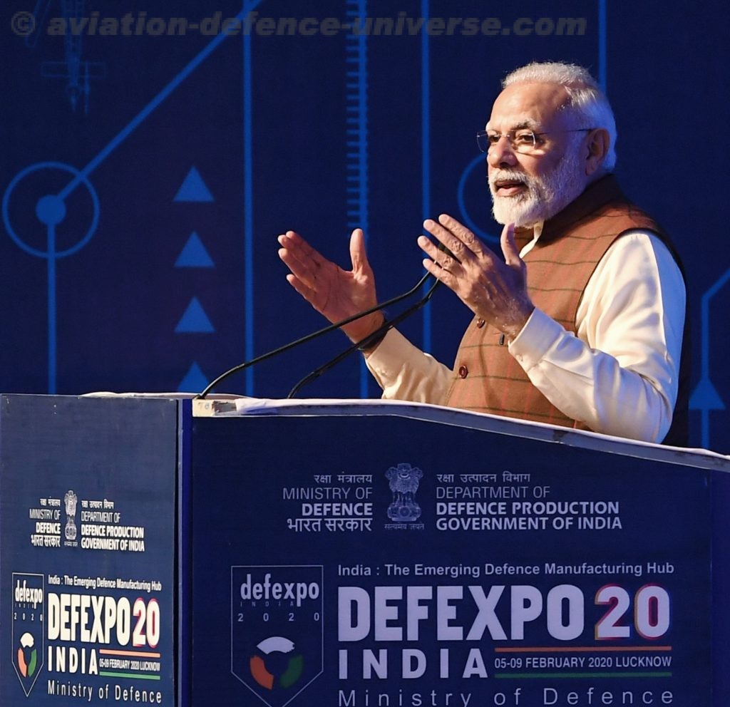 Defexpo 2020 inaugurated by PM Narendra Modi with elan