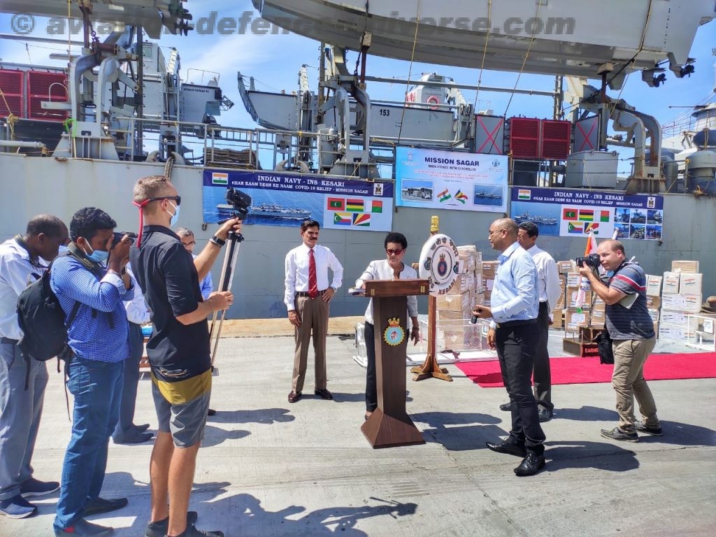 Mission Sagar – Ins Kesari At Port Victoria, Seychelles | ADU Media