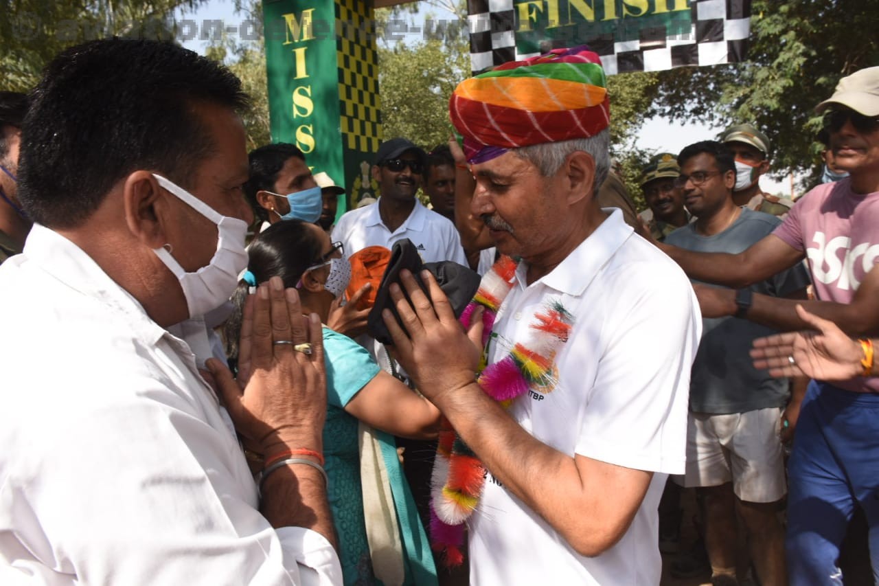 200 KMs Fit India walkathon by ITBP completes its 3 day’s mission