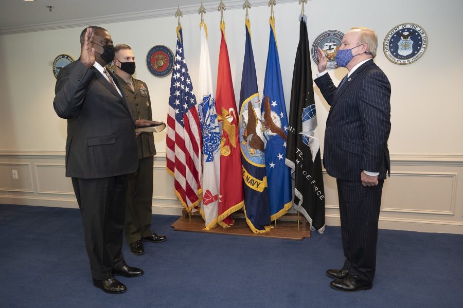 US New Defense Secretary takes over at Pentagon