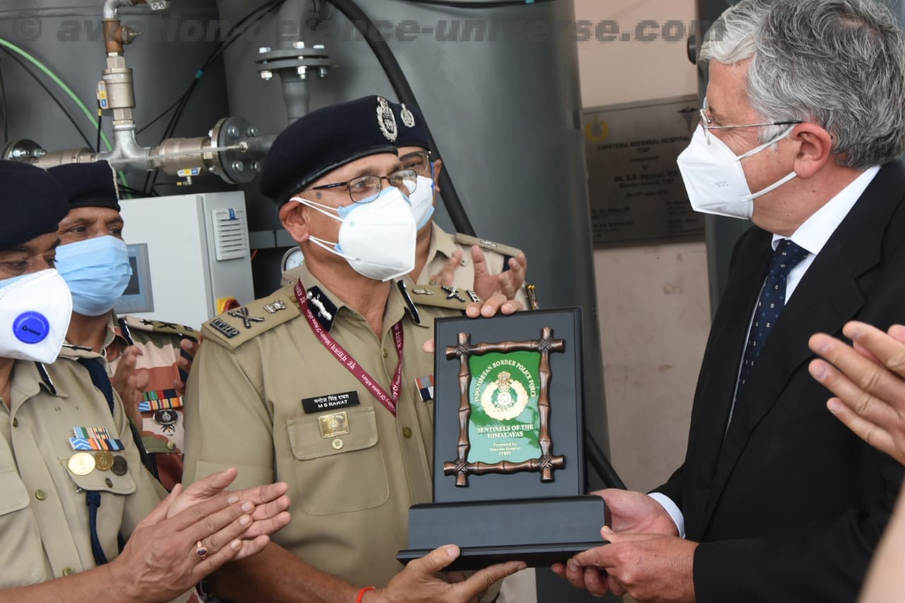 Oxygen Plant at ITBP Referral Hospital, Greater Noida switched on