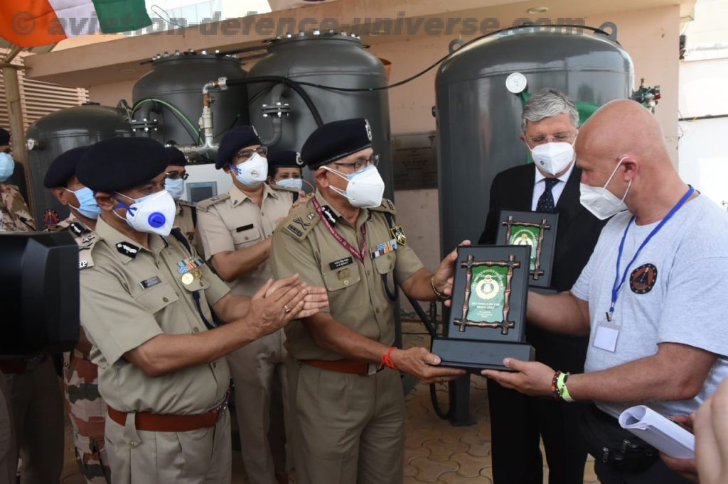 Oxygen Plant at ITBP Referral Hospital, Greater Noida switched on