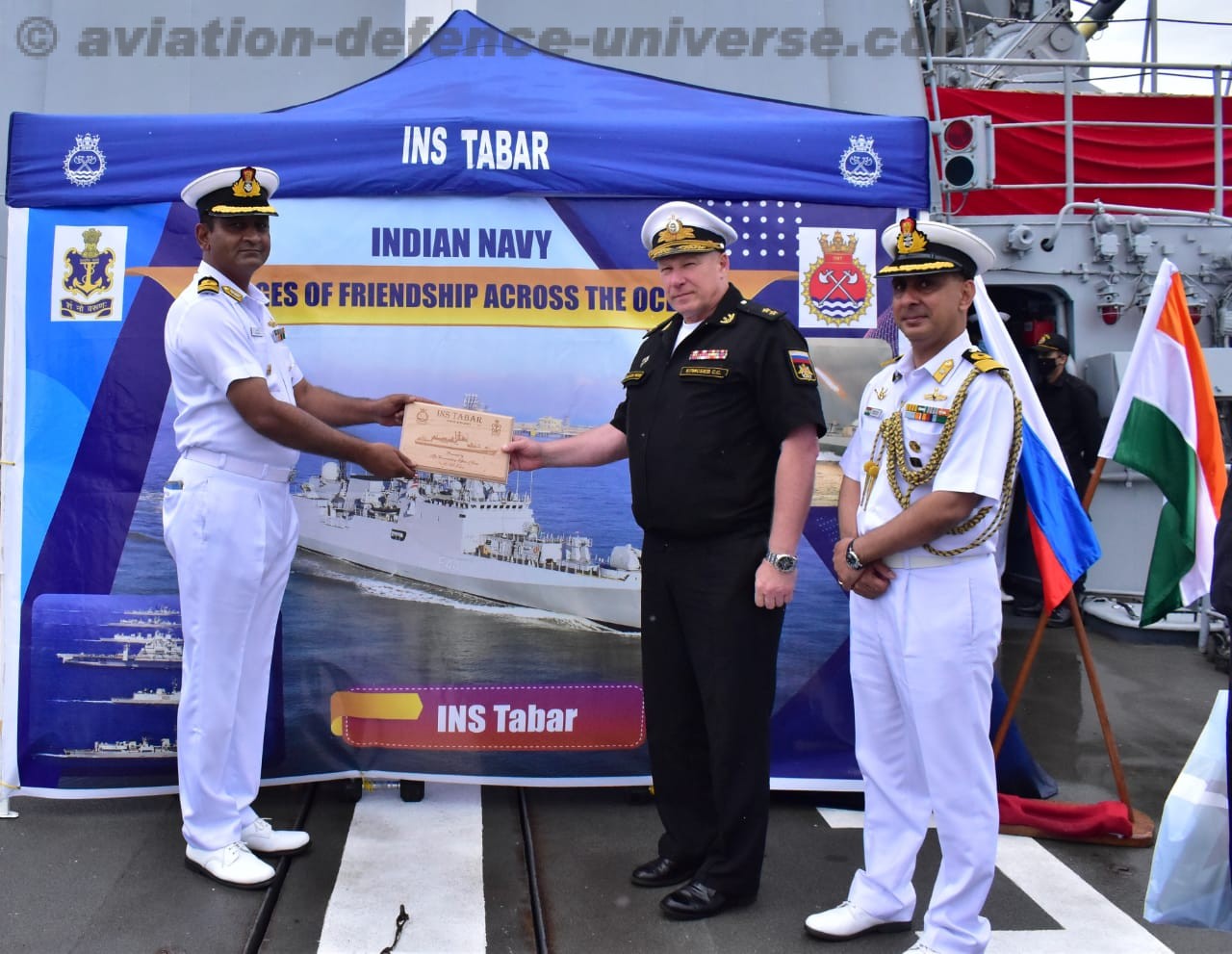 INS TABAR PARTICIPATES IN NAVY DAY CELEBRATIONS OF THE RUSSIAN NAVY