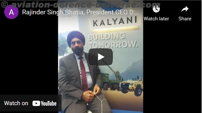 Rajinder Singh Bhatia, President CEO Defence & Aerospace Bharat Forge Ltd.