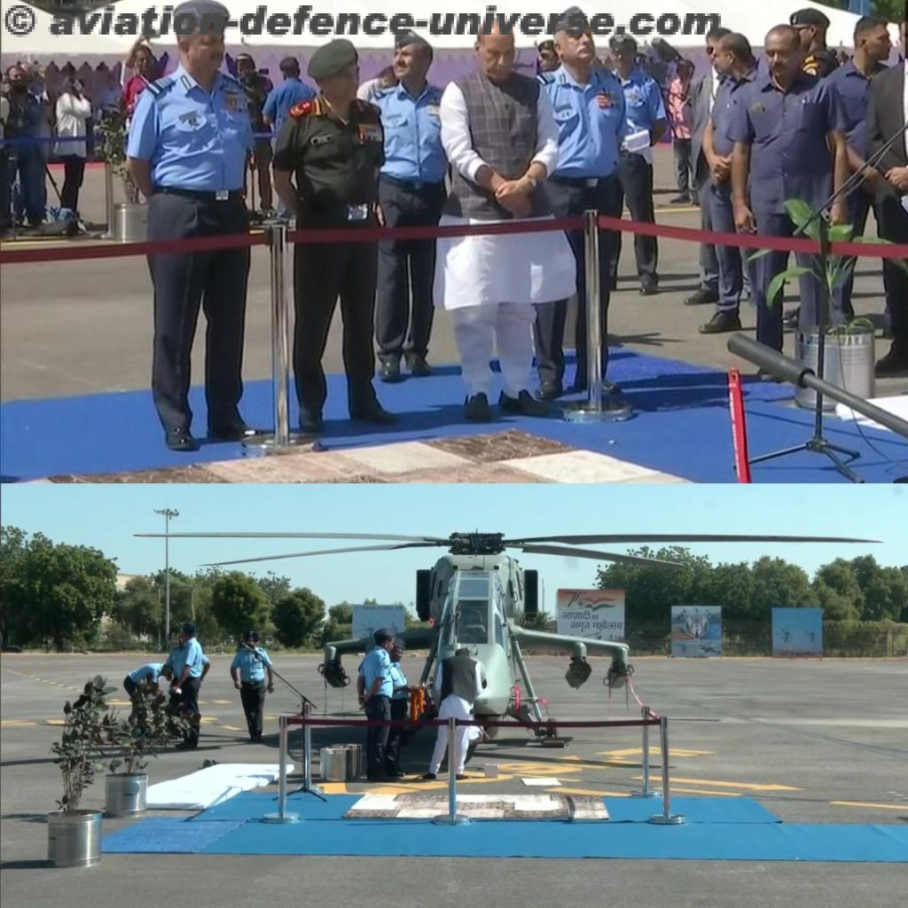 IAF inducts Light Combat Helicopter(LCH) ‘Prachand’ into it’s fleet