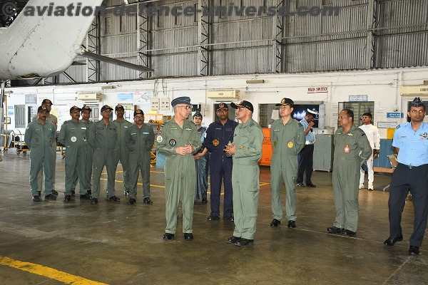 AIR MSHL RGK KAPOOR, VISITS AIR FORCE STATION
