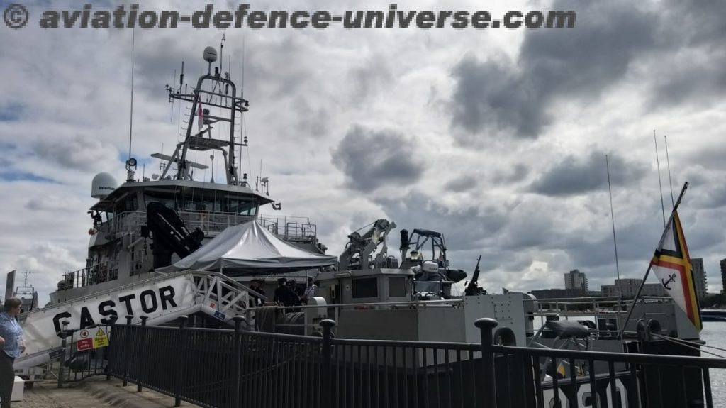 Belgian Navy's Ship BNS Castor at Dsei2023 - ADU - Aviation Defence ...