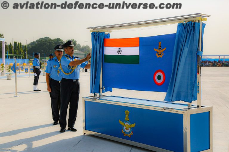 IAF gets a new flag in Allahabad on it's 91st birthday - ADU - Aviation ...