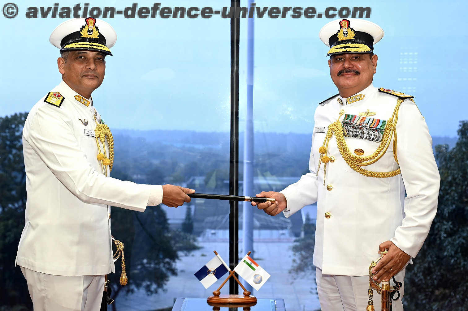 Vice Admiral Vineet McCarty is Commadant Indian Naval Academy - ADU ...
