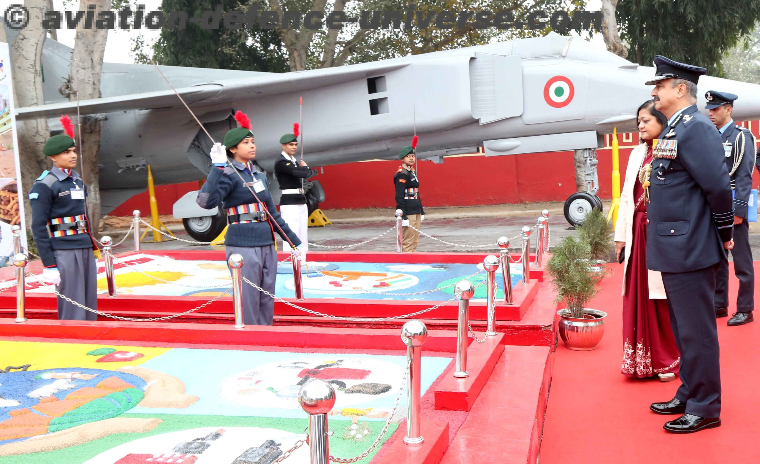 IAF Chief visits RD Parade Camp 2024 - ADU - Aviation Defence Universe