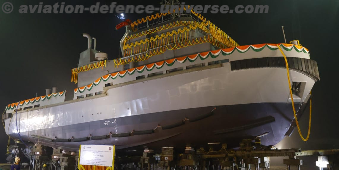 LAUNCH OF 25T BOLLARD PULL TUG, BHISHM AT M/s TITAGARH RAIL SYSTEMS LTD ...