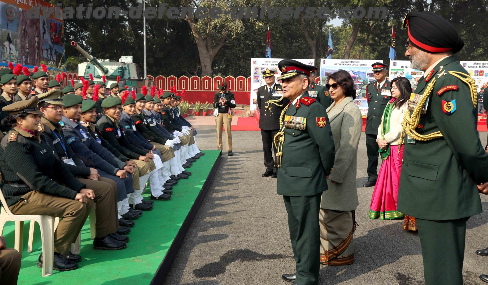 CDS General Anil Chauhan at NCC Republic Day Camp 2024 - ADU - Aviation ...