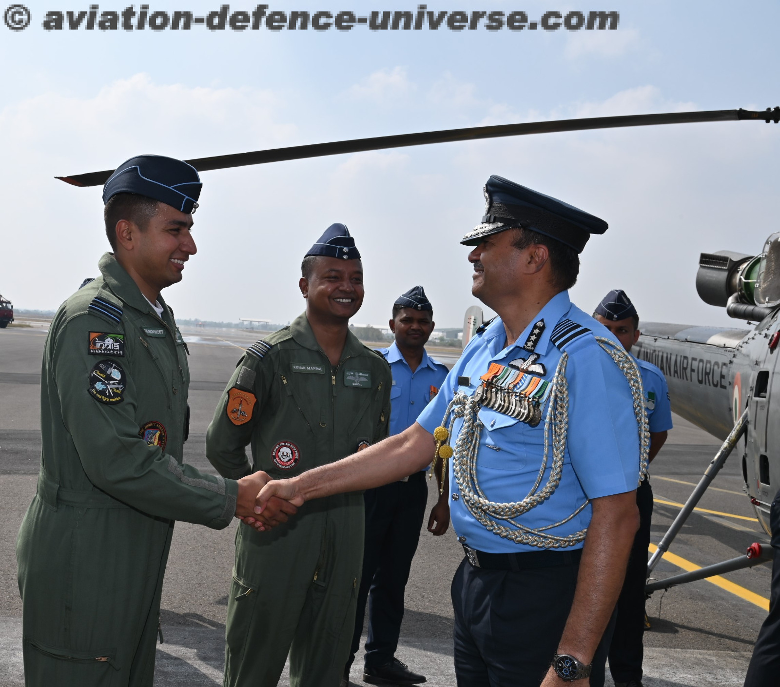 IAF inducts a new helicopter unit at Airforce Station Thanjavur - ADU ...