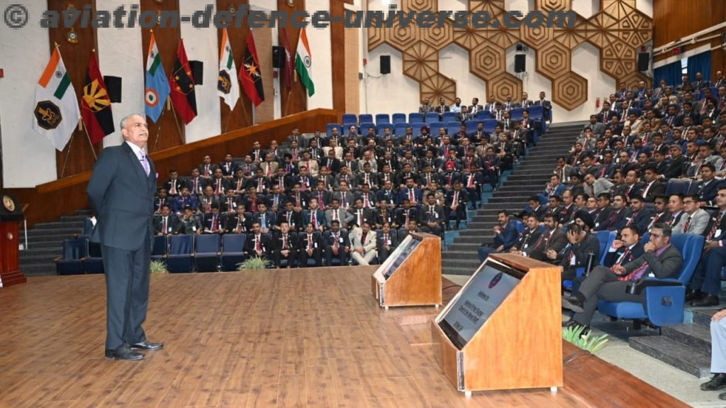 Indian Navy Chief Admiral R Hari Kumar addresses 79th Staff Course at ...