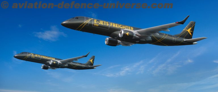 Embraer's first ever E-190 F converted to transport cargo aircraft ...