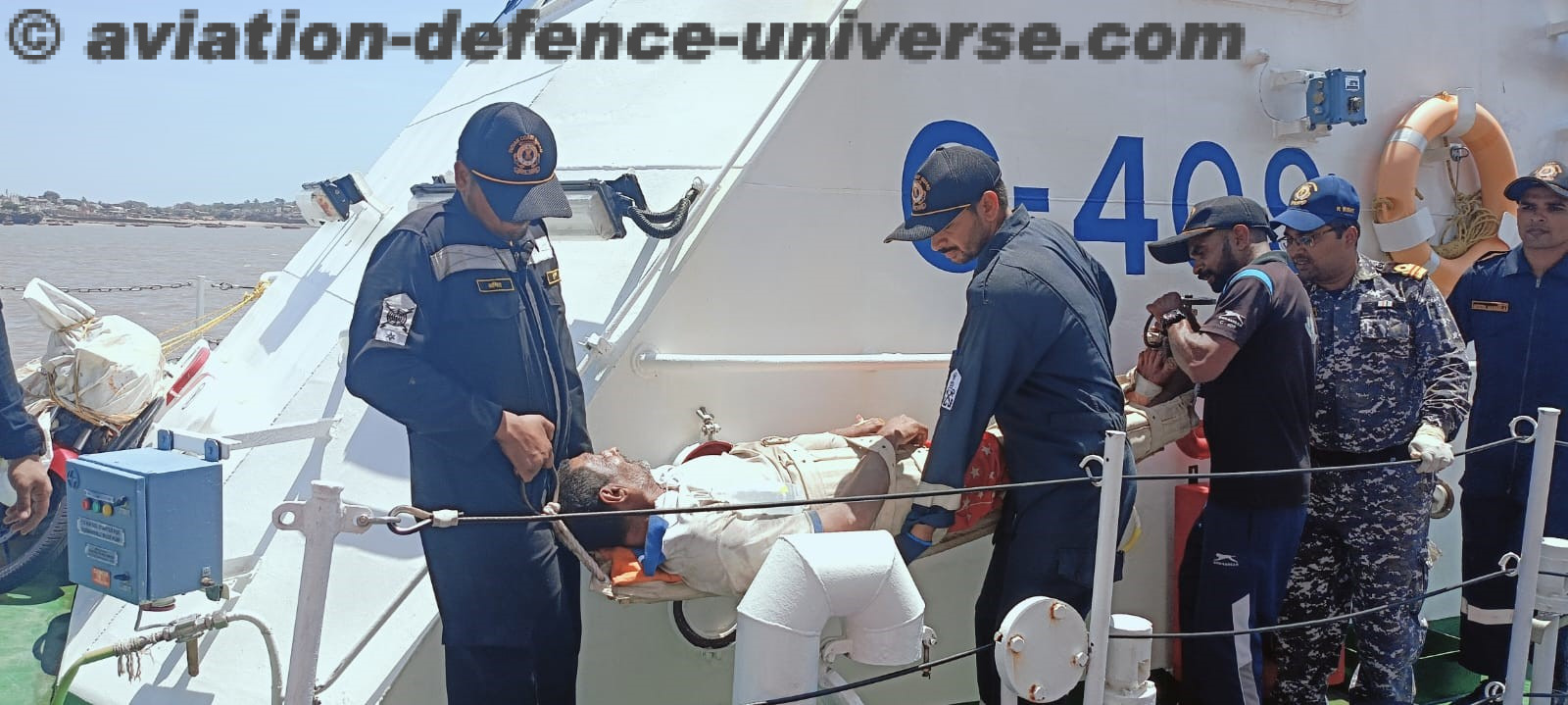 Indian Coast Guard evacuates critically injured crew from a fishing ...