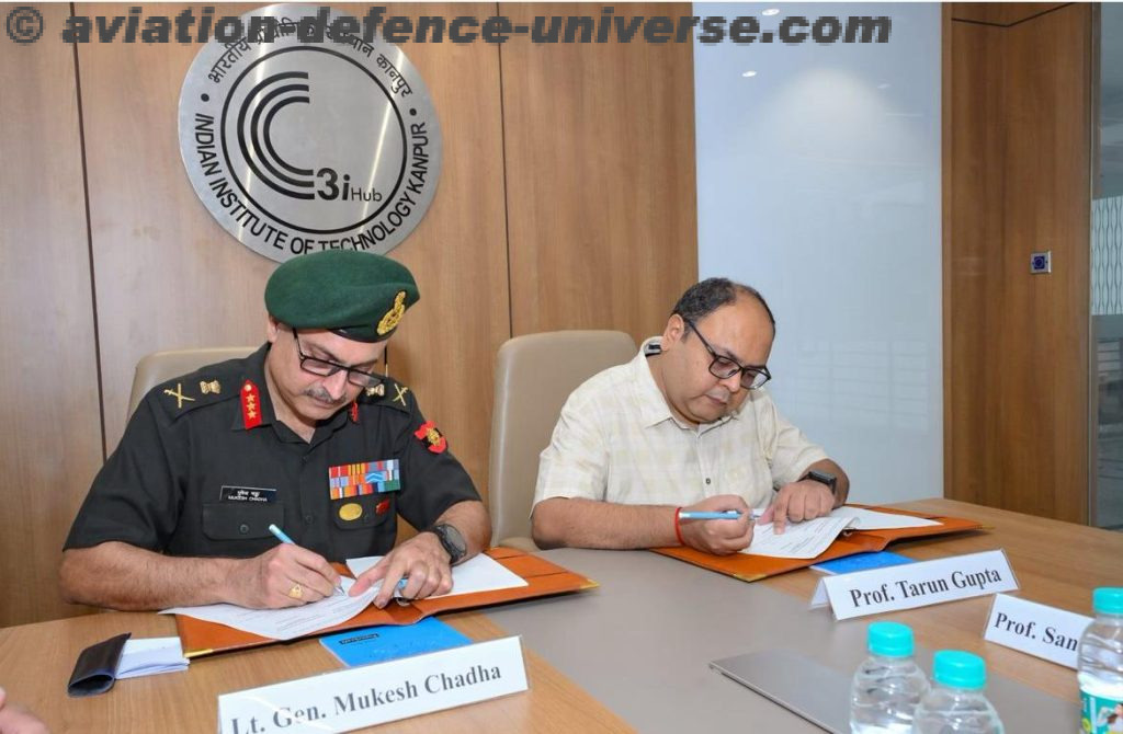 1- IIT Kanpur signs MoU with HQ Central Command Lucknow, Indian Army ...