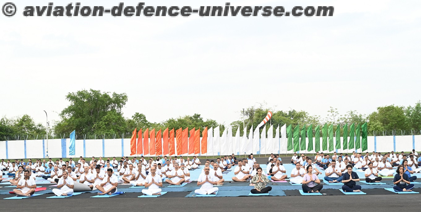 IAF's Maintenance Command celebrates International Yoga Day - ADU ...