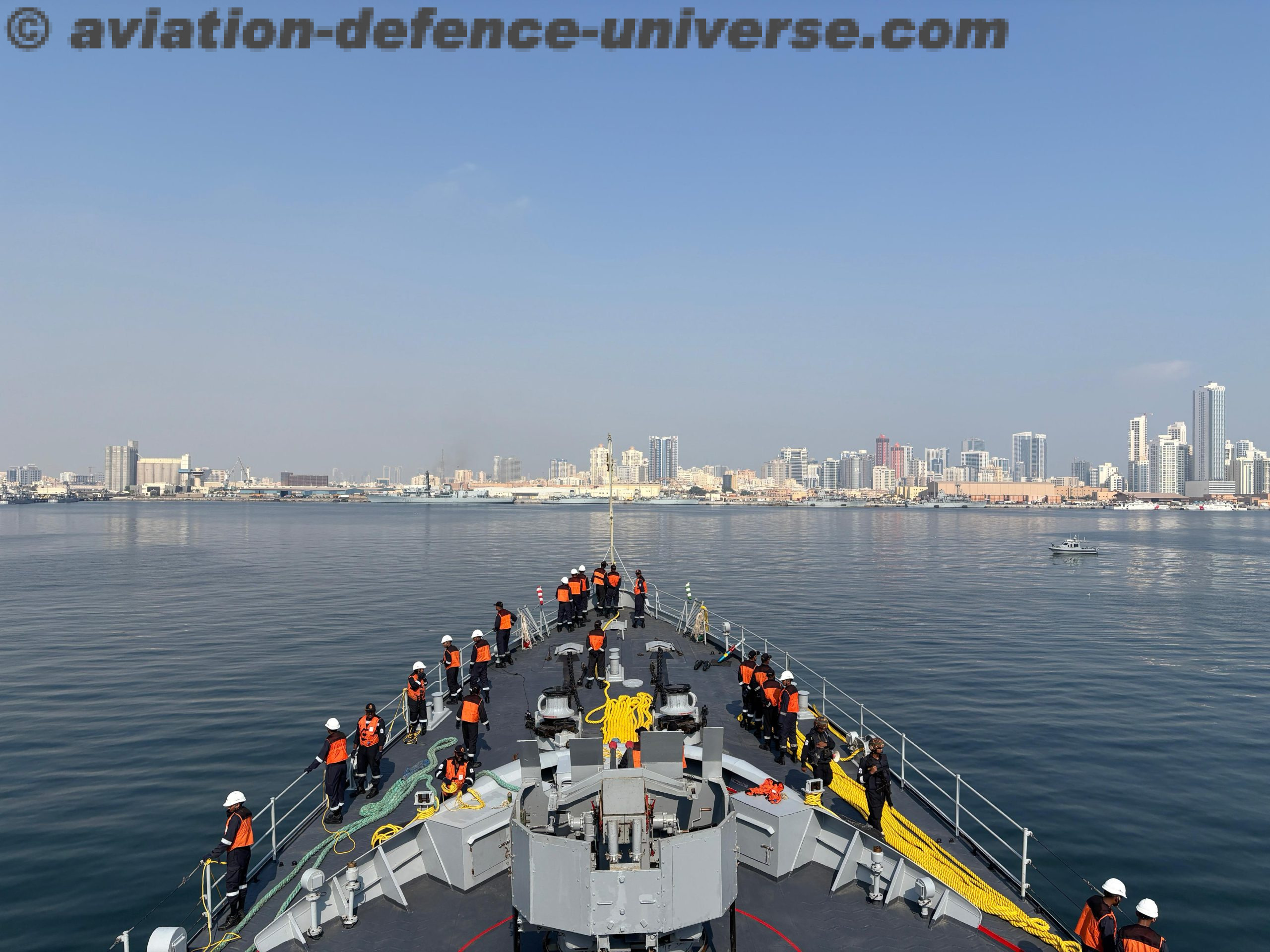 Indian Navy's 1st Training Squadron visits Bahrain - ADU - Aviation ...