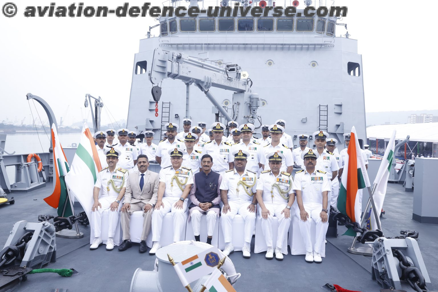 INS Nirdeshak Commissioning 1 - ADU - Aviation Defence Universe