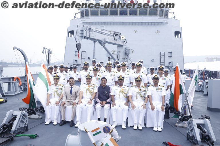 INS Nirdeshak Commissioning 1 - ADU - Aviation Defence Universe