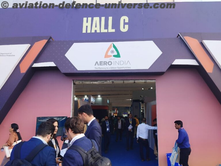 Hall C at Aero India 2025 - ADU - Aviation Defence Universe