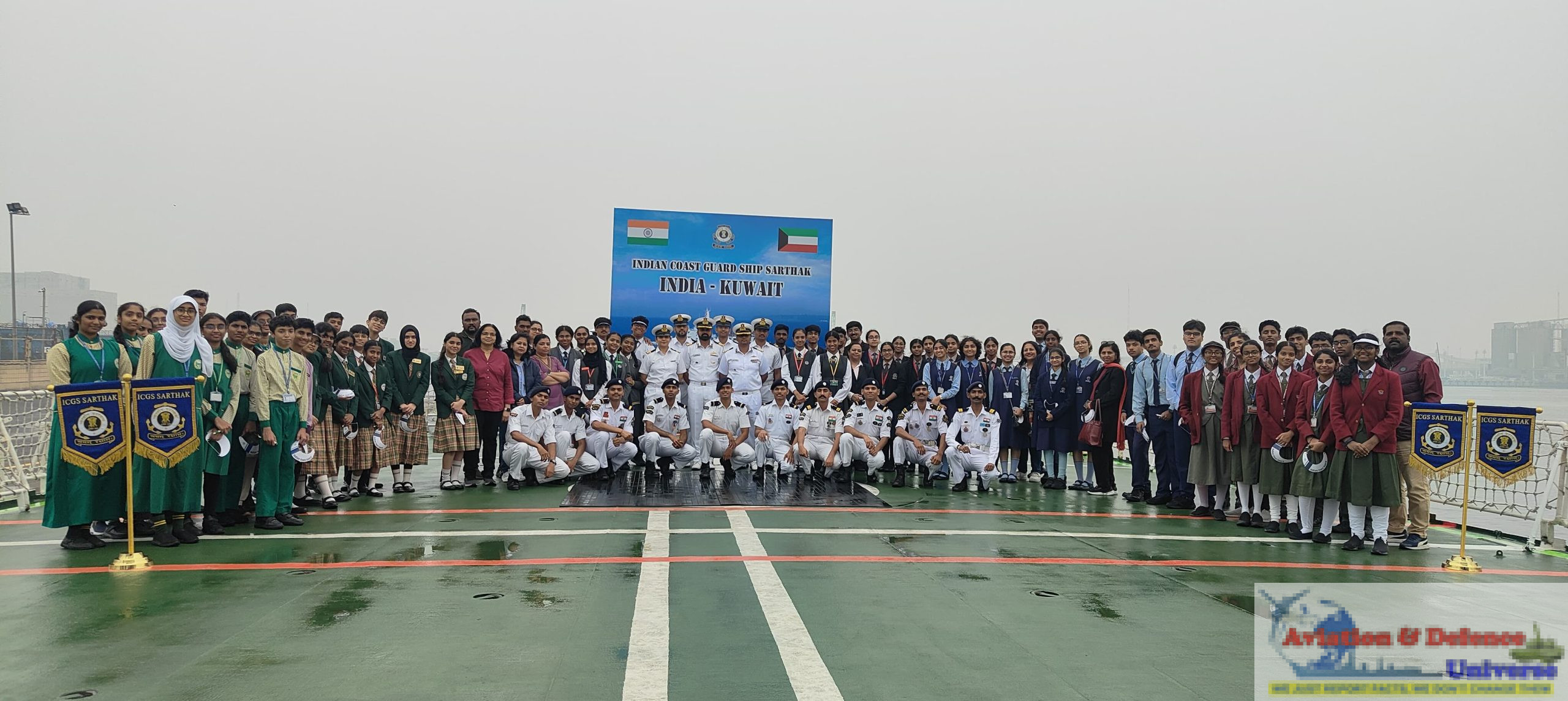 ICG Ship Sarthak Reaches Suwaikh Port in Kuwait