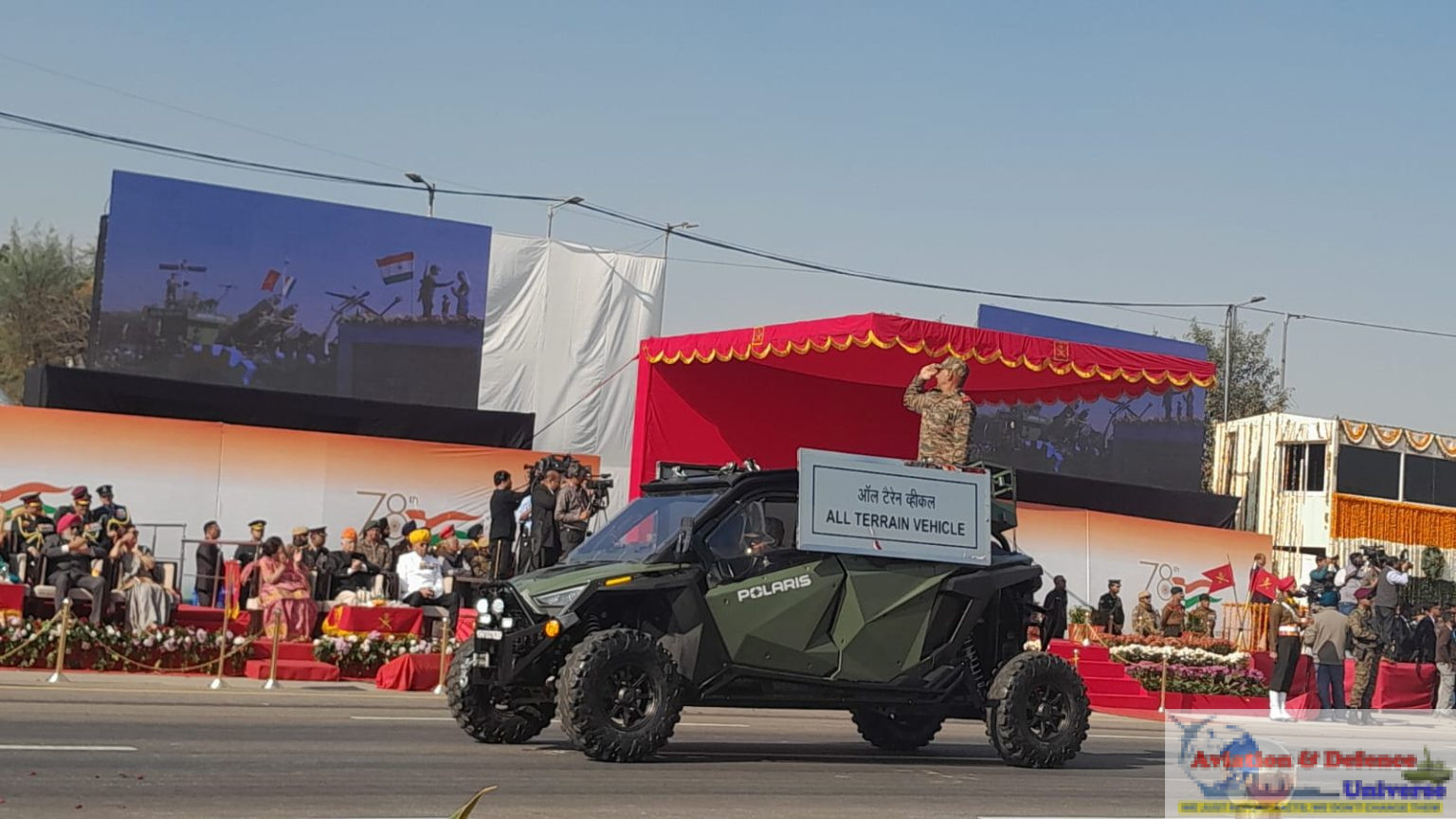 Hitech Indian Army display on Mahal Road Jaipur