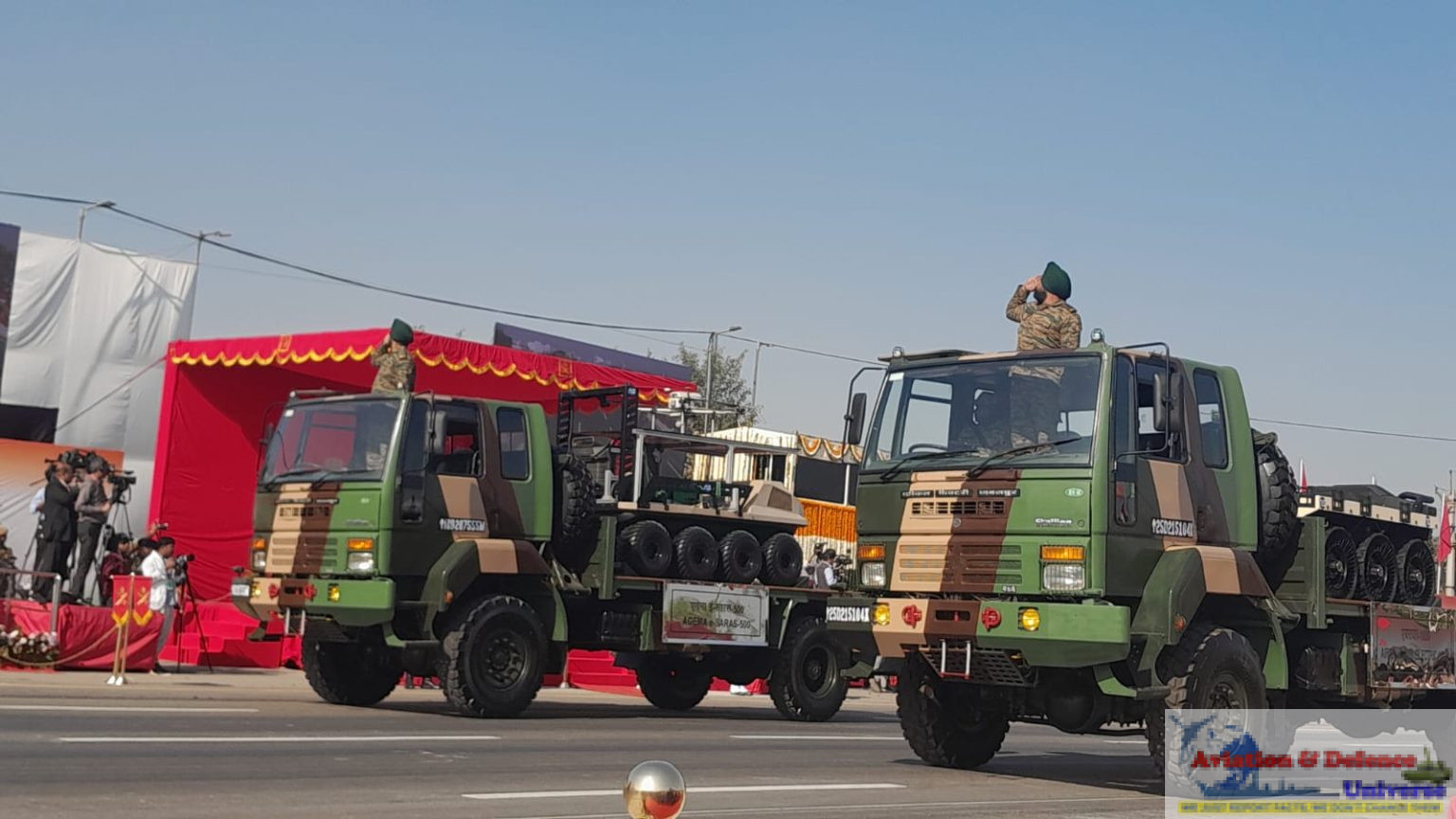 Hitech Indian Army display on Mahal Road Jaipur