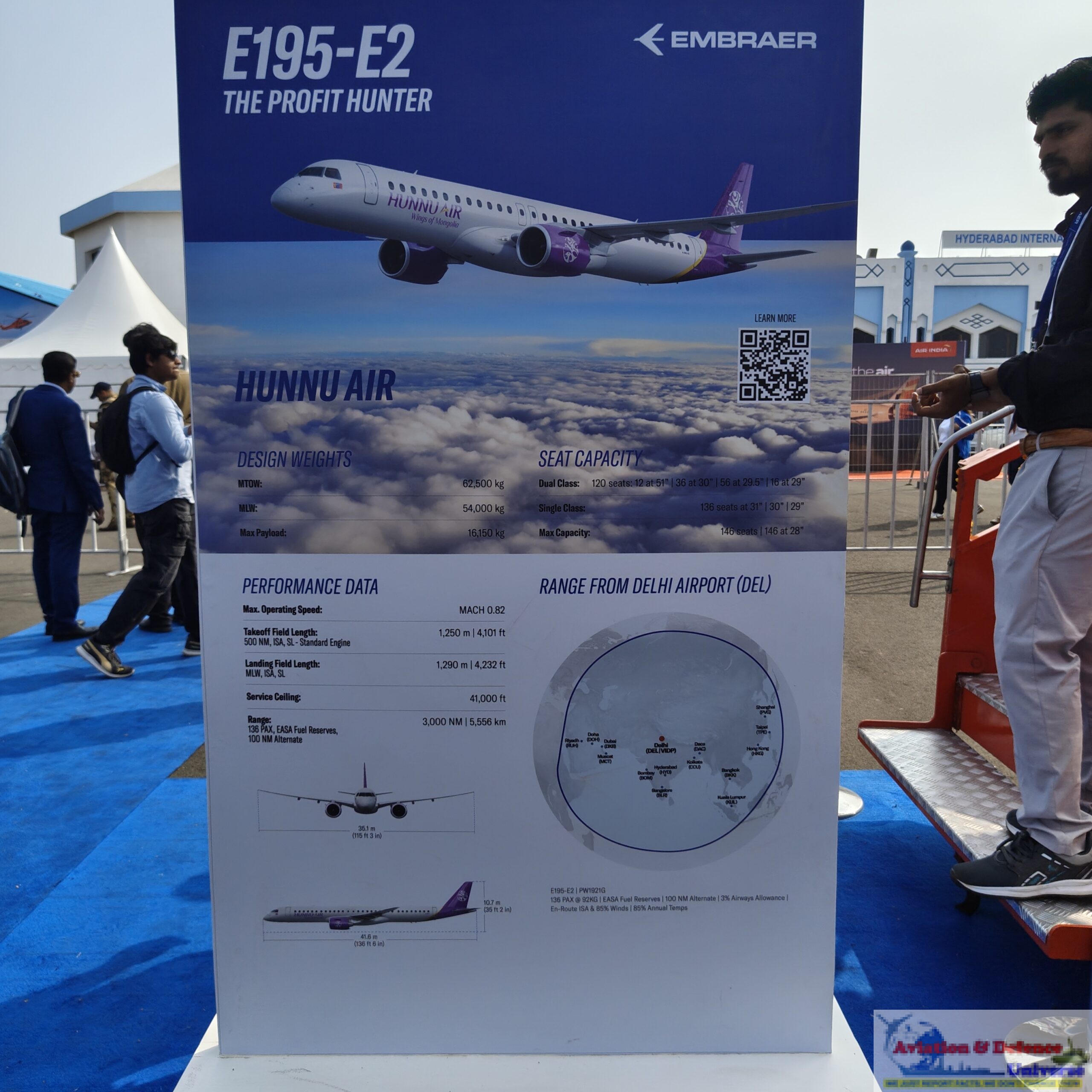 Embraer E195-E2 Aircraft – Specifications & Features